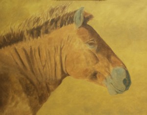 horse painting – Susan Fox, American Artist
